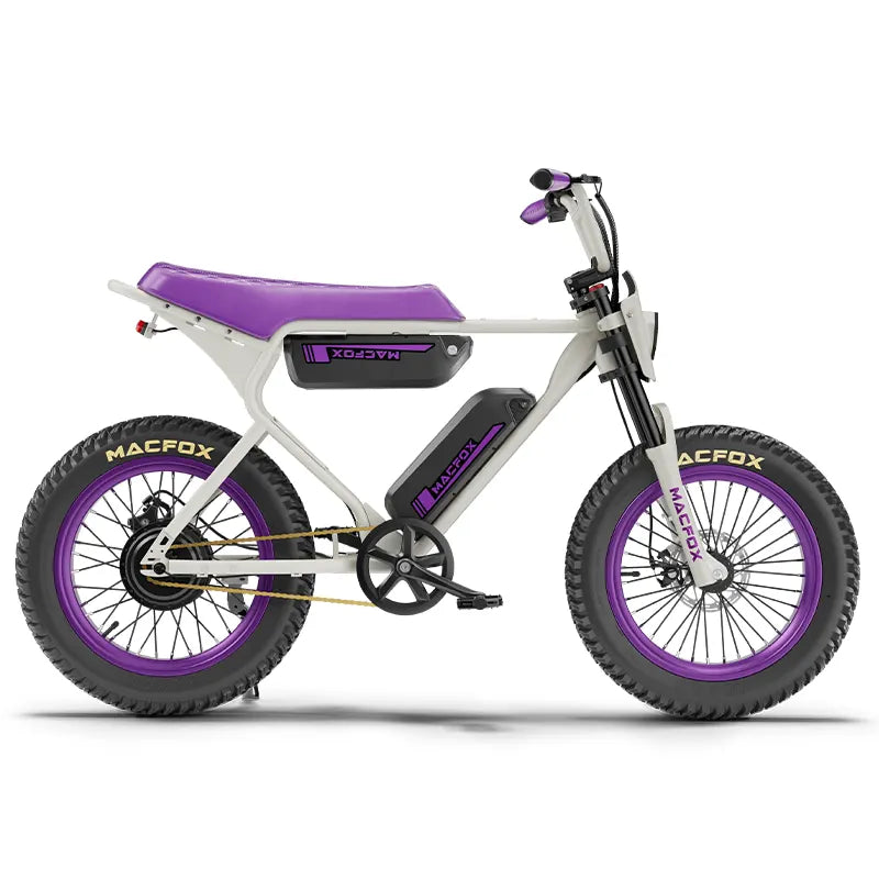 Macfox X1S x Bs.zay - Ultimate Custom Moped Style Electric Bike