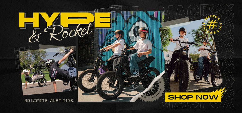 Macfox eBike Brand for Young Rider Street-Legal Cool Style