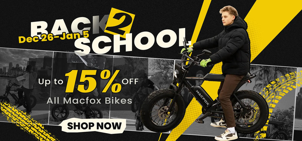 Macfox eBike Brand for Young Rider Street-Legal Cool Style